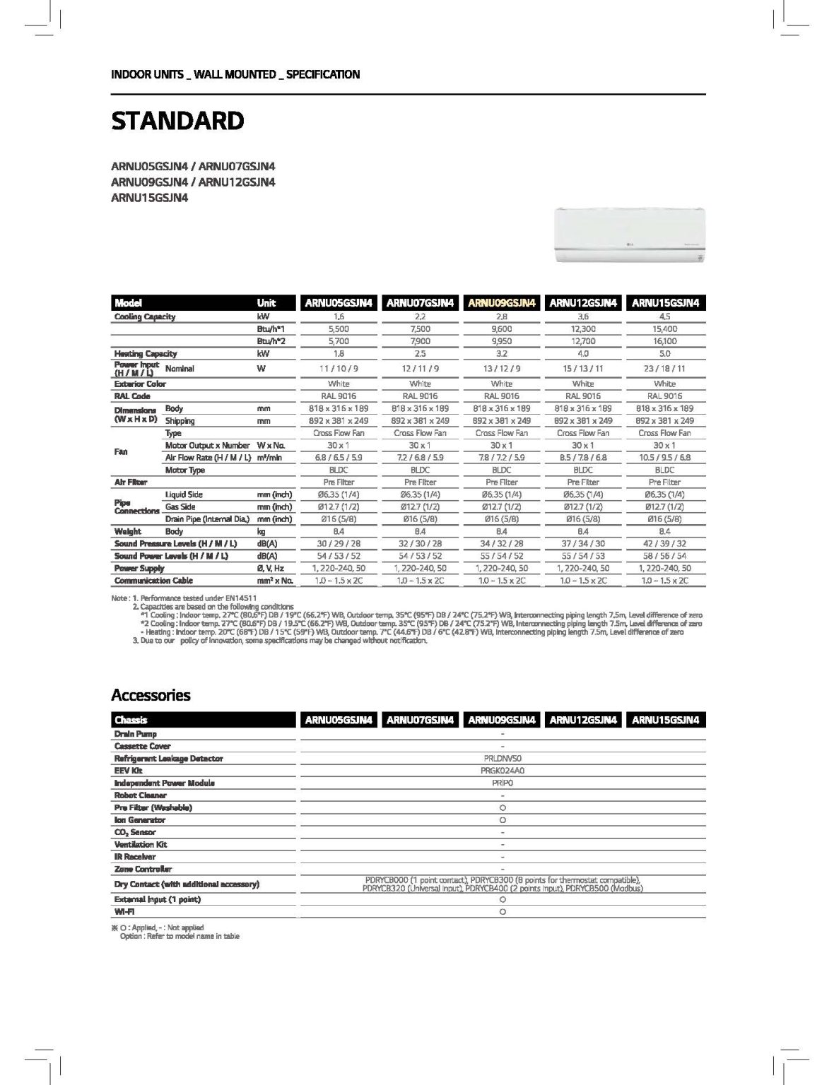 LG - ARNU07GSJN4 - เครื่องปรับอากาศ